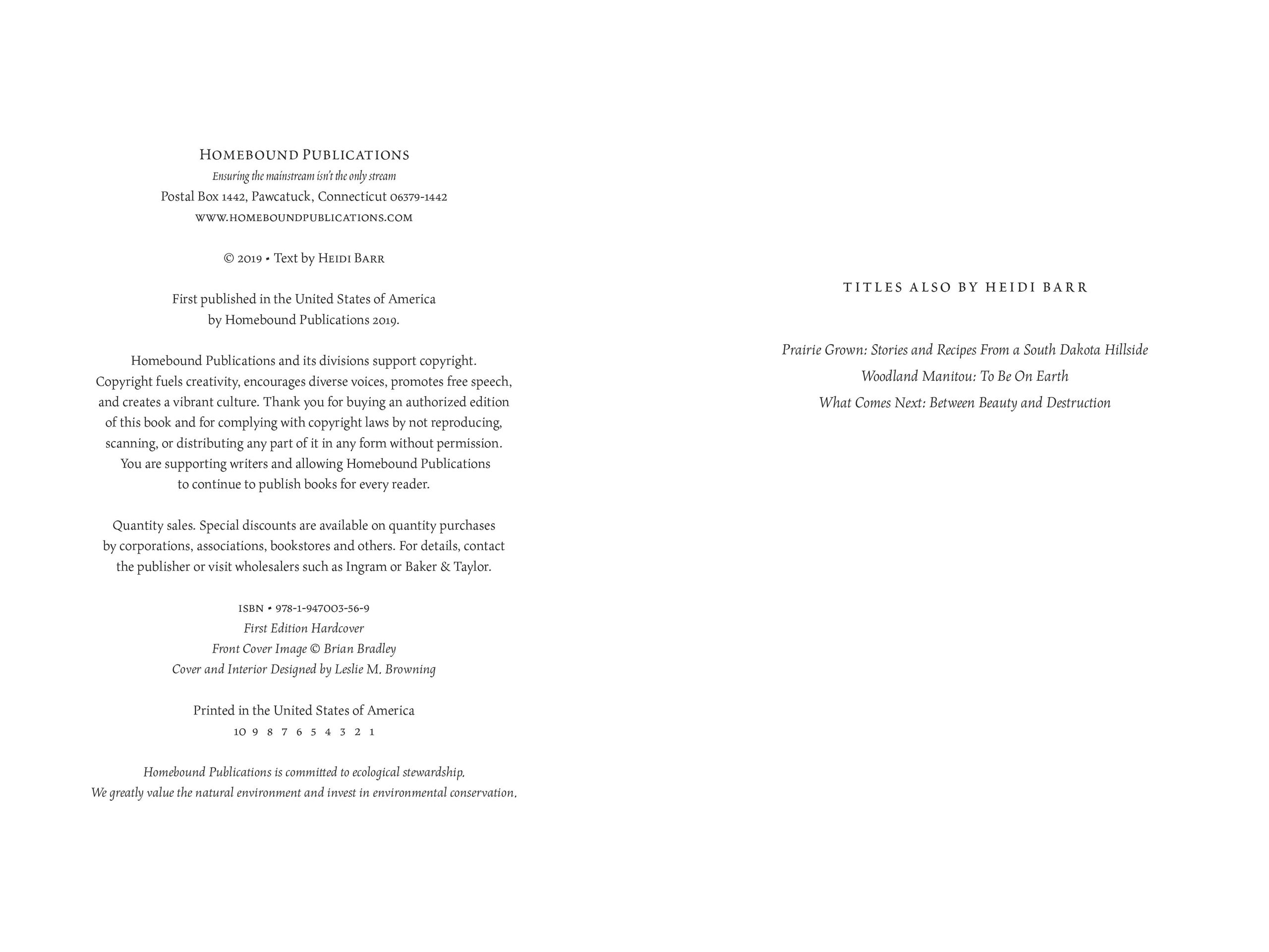 Cold Spring Hallelujah by Heidi Barr